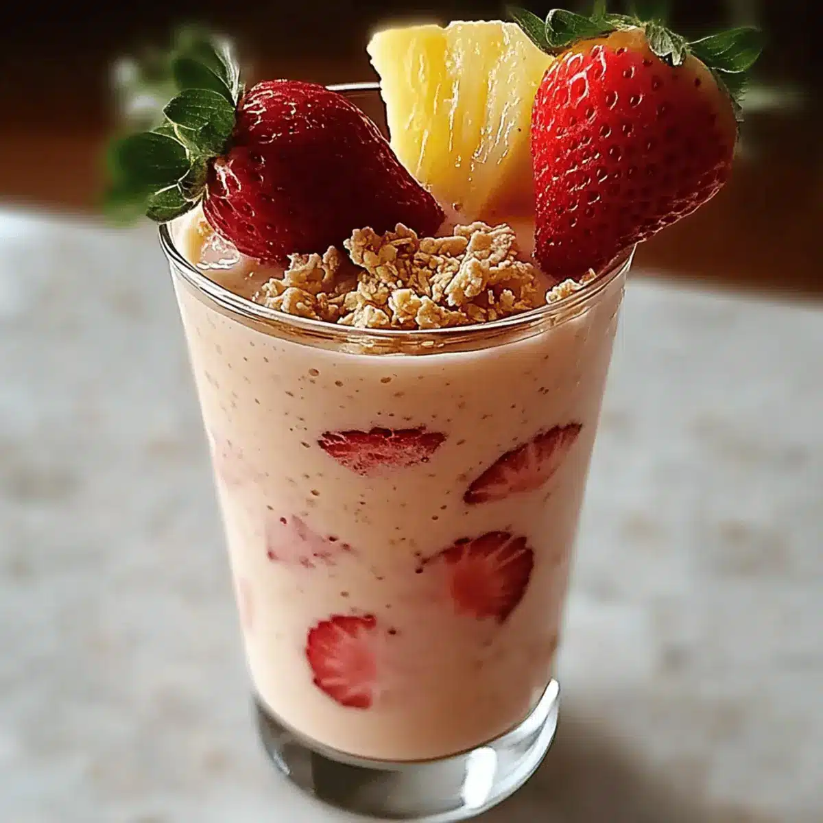 Ultimate Strawberry Piña Colada Smoothie for Guilt-Free Refreshment